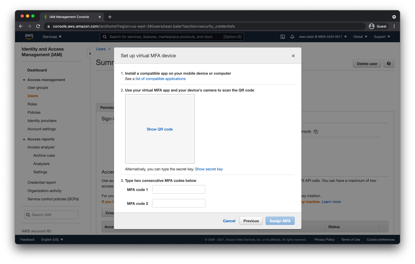 Setup and Secure AWS Free Tier Account