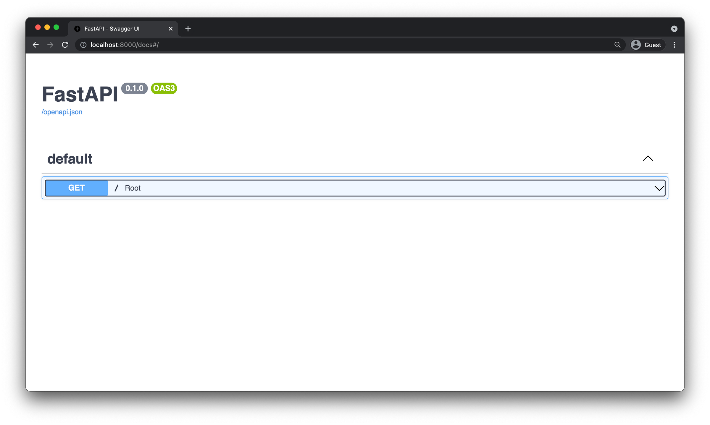 Easy FastAPI Setup Easy FastAPI Setup